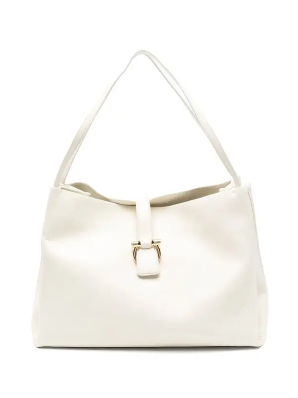 FERRAGAMO Medium Shoulder Bag With Buckle Detail - Multicolor