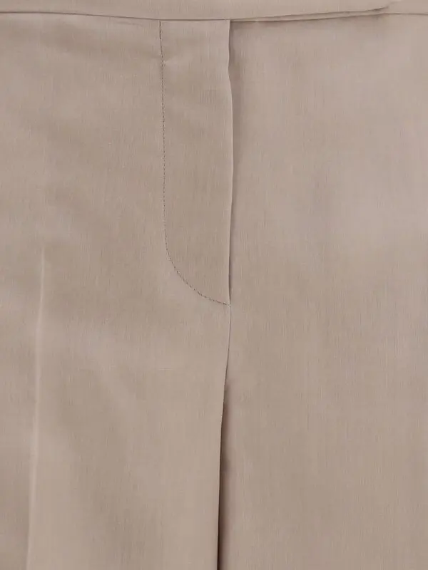 Max Mara Tailored Wide Leg Trousers - Brown