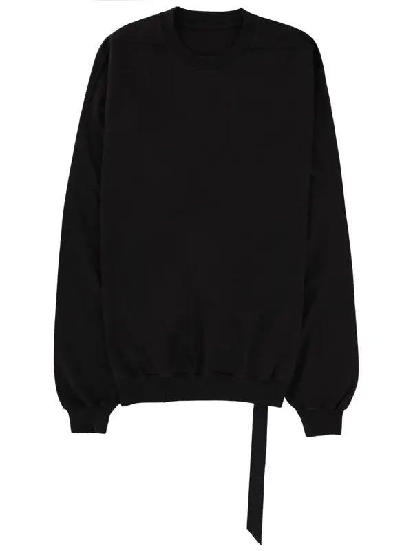 Rick Owens Cotton Crewneck - Black