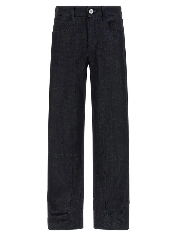 JIL SANDER High-waisted Denim Jeans - Black