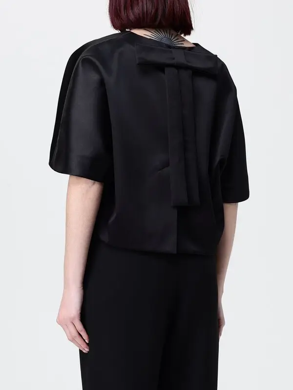Max Mara Polyester Jacket With Bow Detail