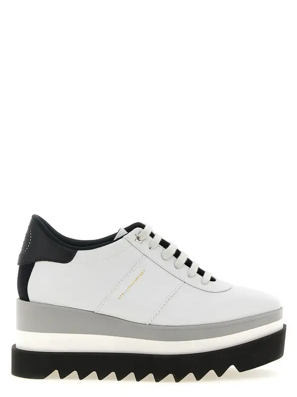 Stella McCartney Sneakelyse Sneakers With Wedge Platform - Gray