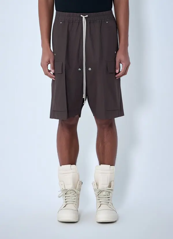 Rick Owens Cargobela Shorts - Gray