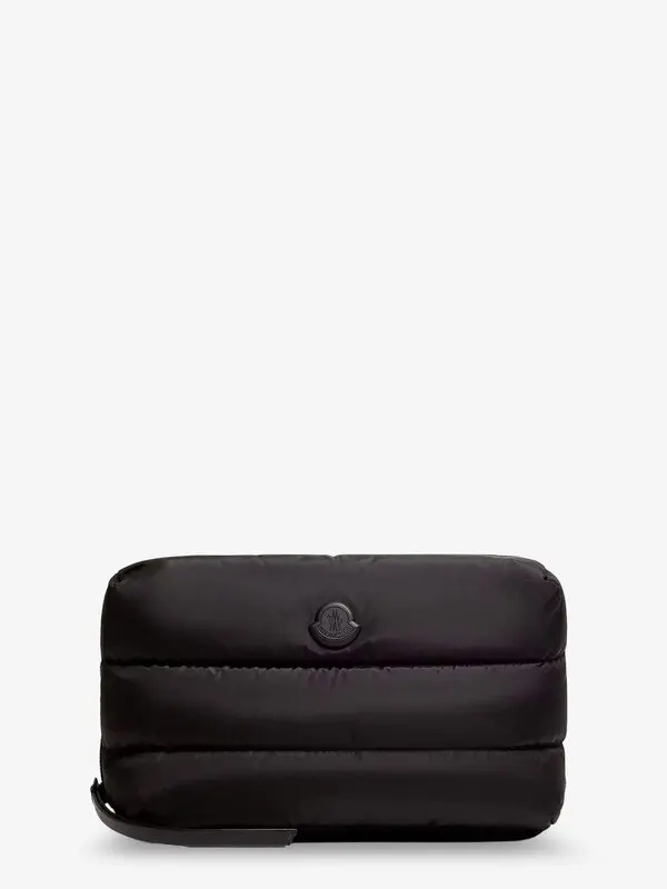 Moncler Nylon Caradoc Beauty Case With Metal Logo - Multicolor