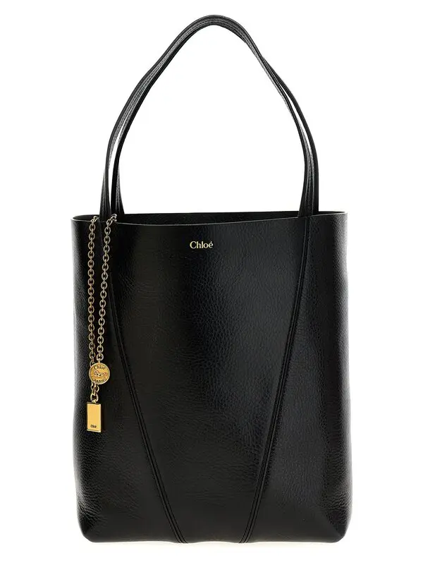 Chloé Spin Shoulder Bag - Black
