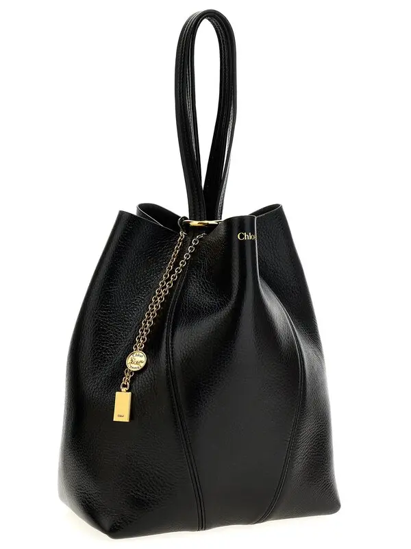 Chloé Spin Shoulder Bag - Black