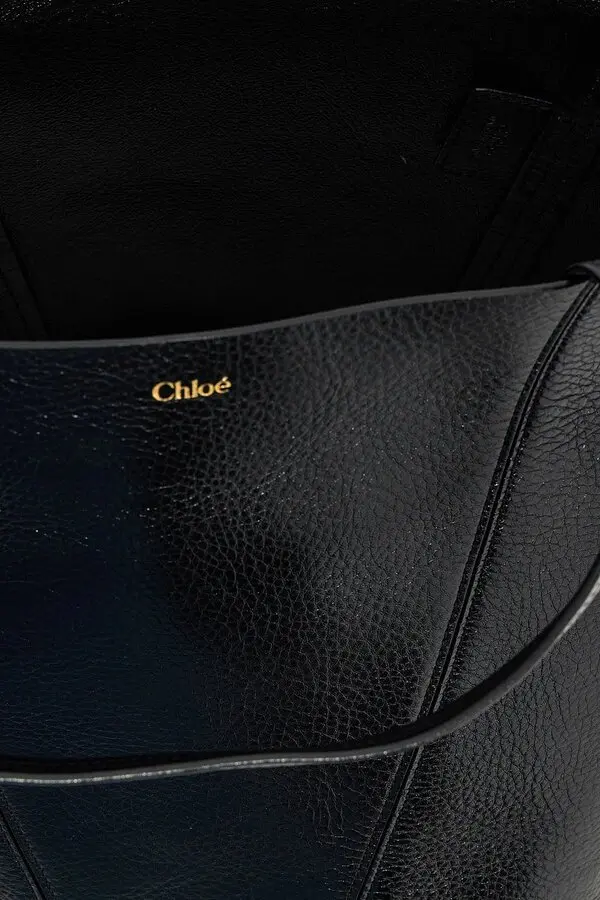 Chloé Spin Shoulder Bag - Black