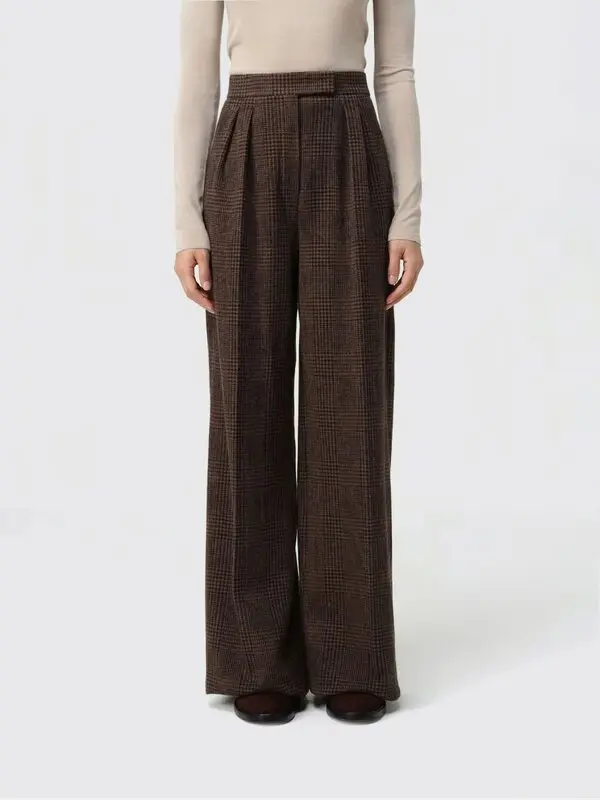 Max Mara Pleated Wide-leg Trousers
