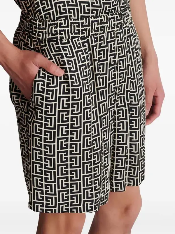 Balmain Monogram Shorts
