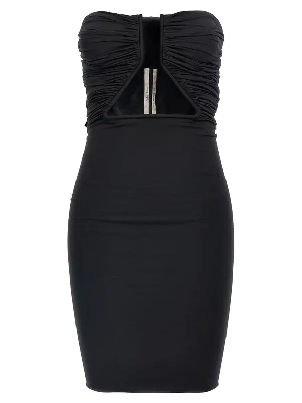 Rick Owens Prong" Mini Dress - Black