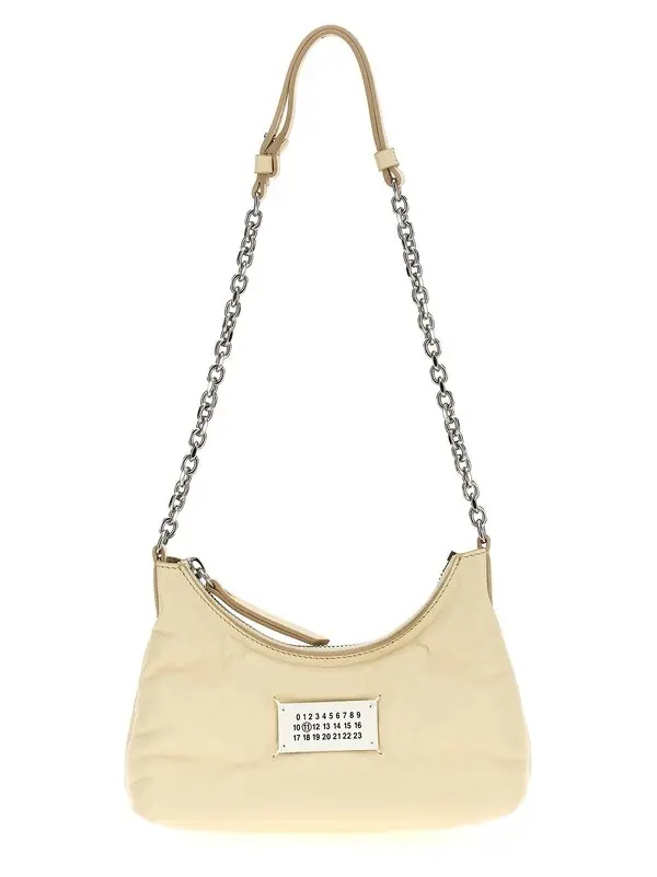MAISON MARGIELA Glam Slam Hobo Micro Shoulder Bag - White
