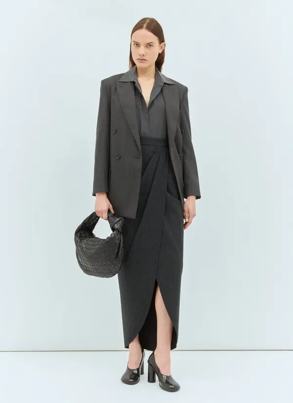 Max Mara Silk Mélange Bodysuit Shirt