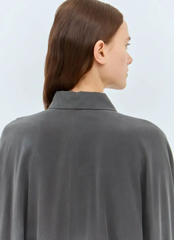 Max Mara Silk Mélange Bodysuit Shirt