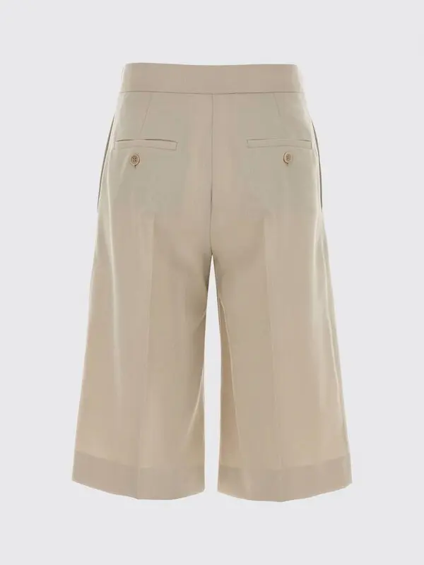 Max Mara Cropped Tailored Shorts - Brown