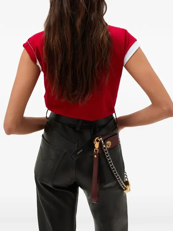 Versace Cotton Stretch Jersey T-shirt - Red