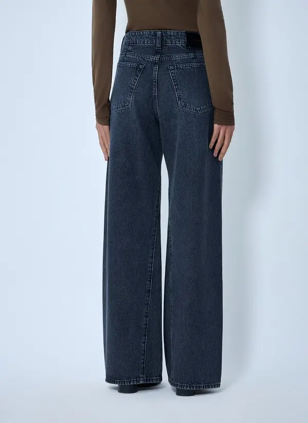 Our Legacy Trebel Cut Wide Leg Jeans - Gray