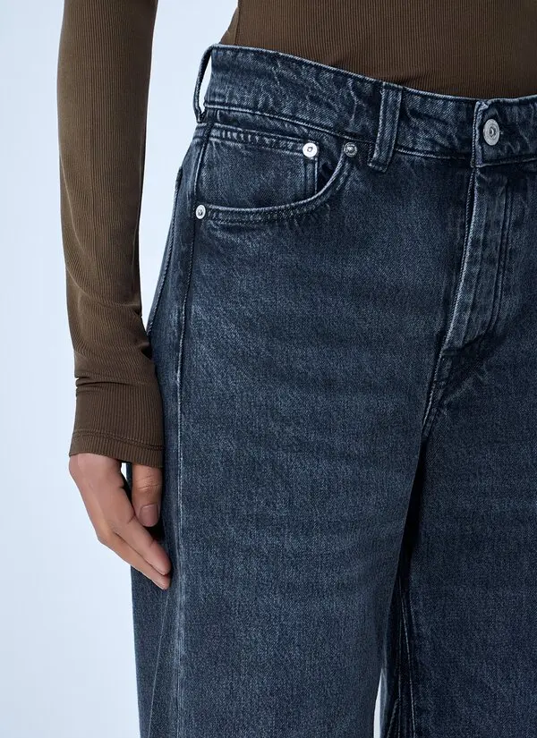 Our Legacy Trebel Cut Wide Leg Jeans - Gray