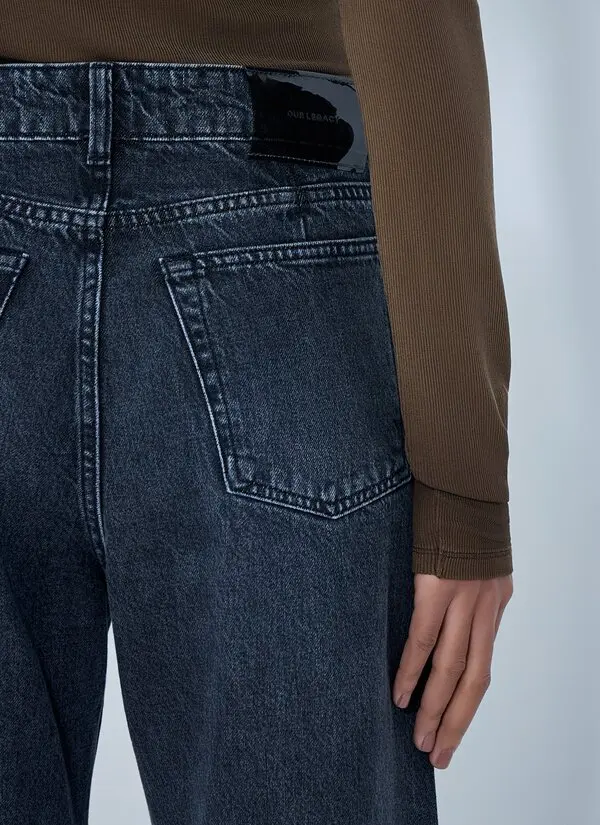 Our Legacy Trebel Cut Wide Leg Jeans - Gray