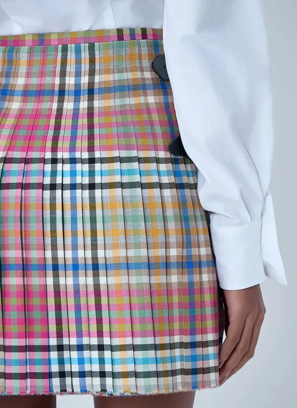 VIVIENNE WESTWOOD Plaid Mini Skirt