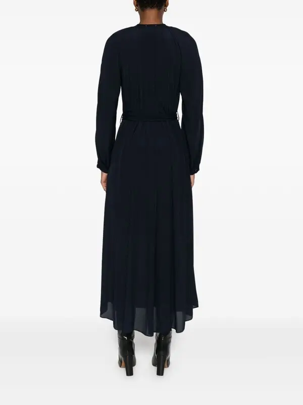 FORTE_FORTE Crepe De Chine Long Dress - Multicolor