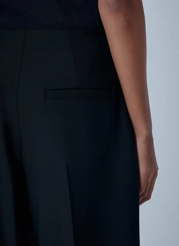 Sportmax Wool-blend Wide-leg Tailored Pants