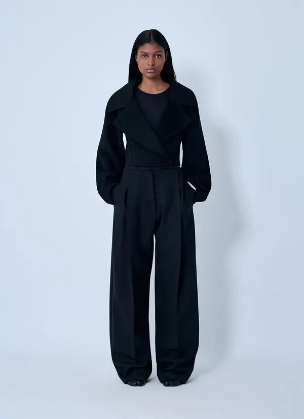 Sportmax Wool-blend Wide-leg Tailored Pants