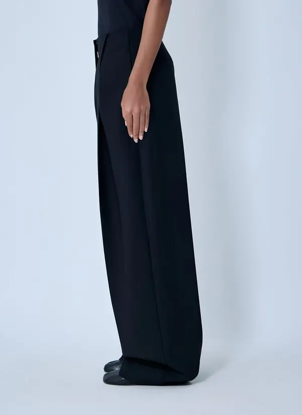 Sportmax Wool-blend Wide-leg Tailored Pants