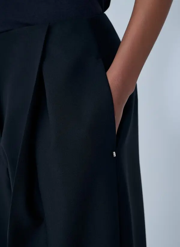 Sportmax Wool-blend Wide-leg Tailored Pants