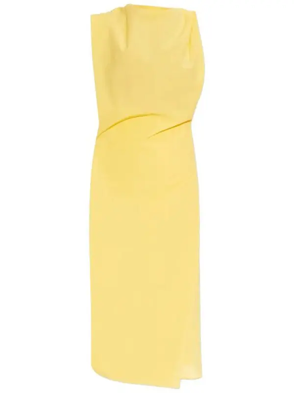 Jacquemus La Robe Drap Midi Dress