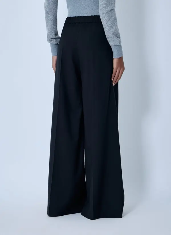 Marni High-waisted Wide-leg Wool Tailored Pants