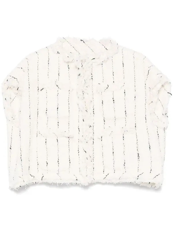 Sacai Tweed Vest - Multicolor