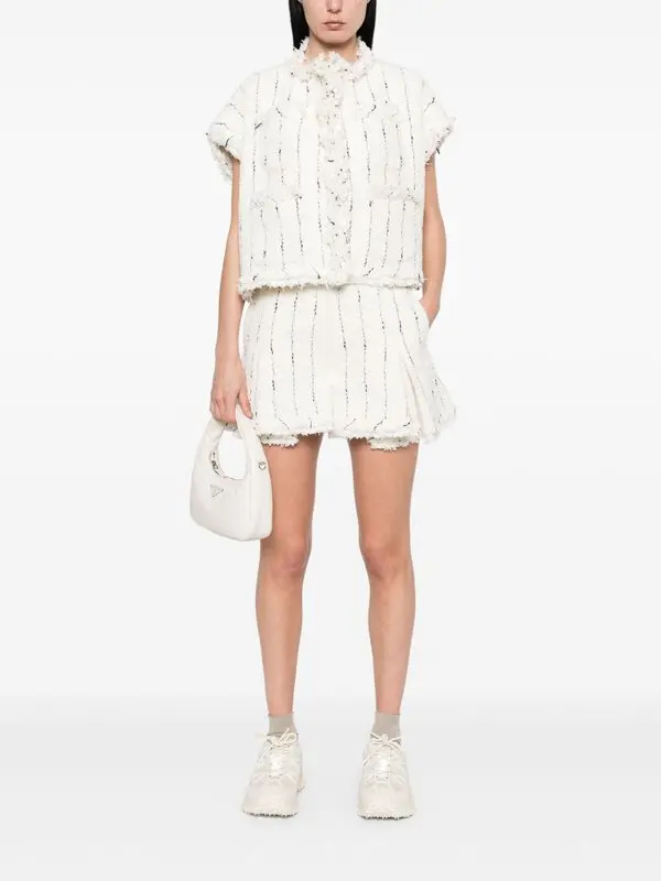 Sacai Tweed Vest - Multicolor