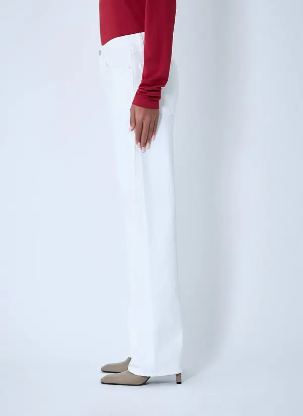 TOTEME Twisted Seam Wide-leg Jeans - Multicolor