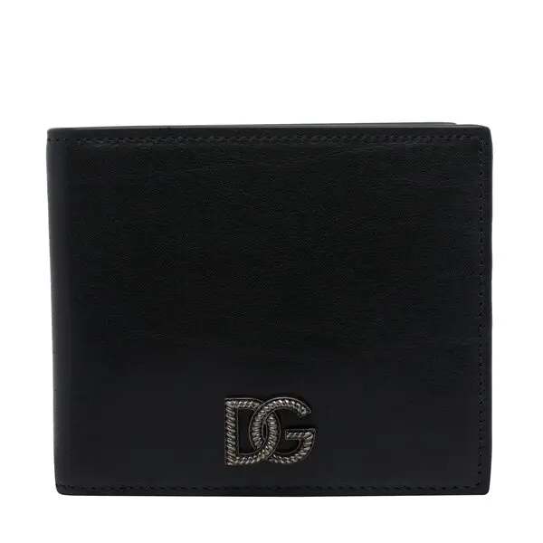 Dolce & Gabbana Dg Logo Bifold Wallet - Black