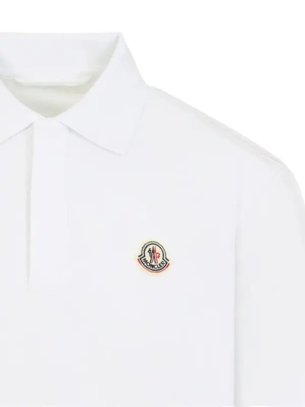Moncler Logo Cotton Piqué Polo Shirt