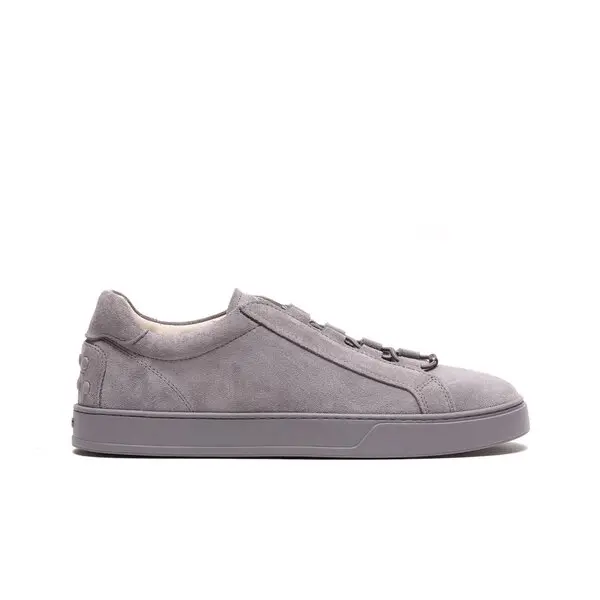 TOD'S Suede Lace-up Sneakers - Gray