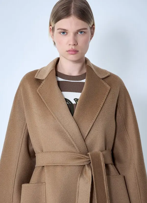Max Mara Cashmere Coat - Multicolor