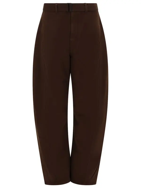 LEMAIRE Twisted Pants - Brown