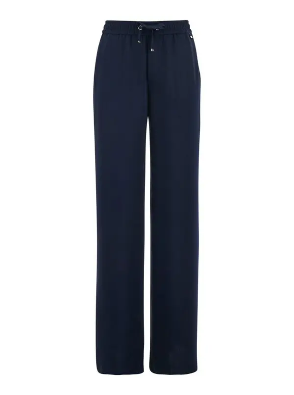 Herno Tech Fabric Pants With Elastic Waist And Drawstring - Multicolor