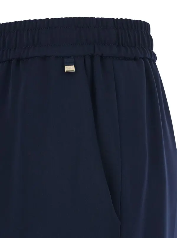 Herno Tech Fabric Pants With Elastic Waist And Drawstring - Multicolor
