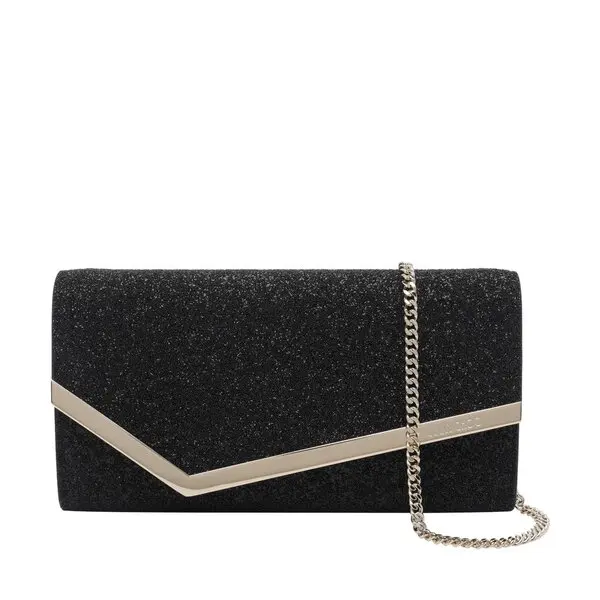 JIMMY CHOO Emmie Pochette Clutch - Black