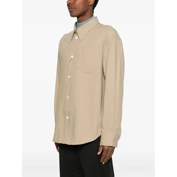 AMI Paris Neutrals Shirts - Cream