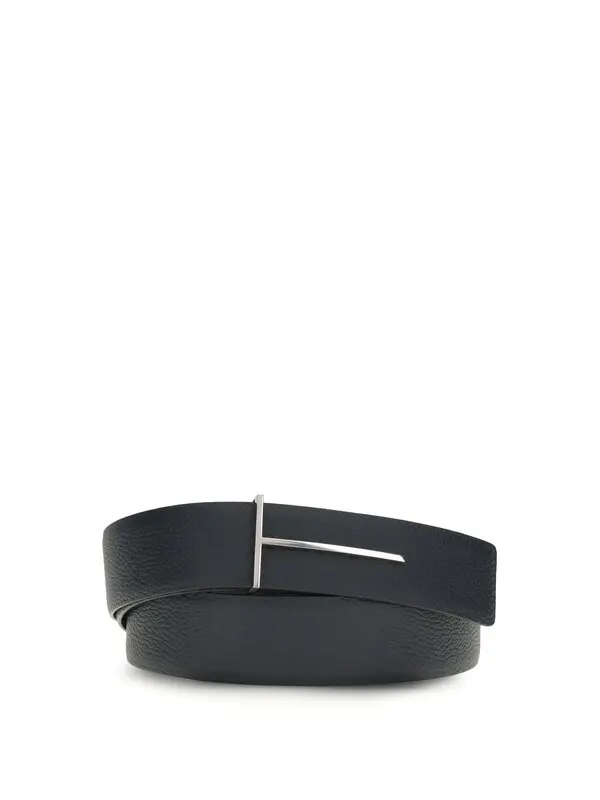 TOM FORD Slim T Reversible Belt - Blue