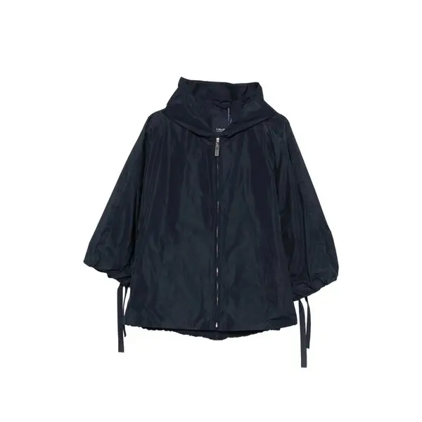 Max Mara Oversized Hooded Jacket With Tie Detail