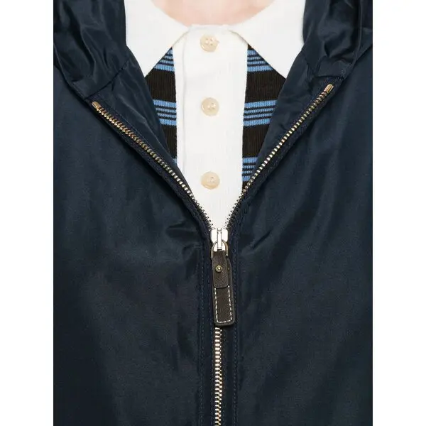 Max Mara Oversized Hooded Jacket With Tie Detail