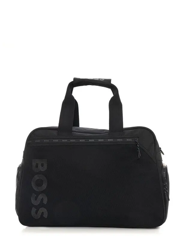 BOSS Logo Duffle Bag - Black