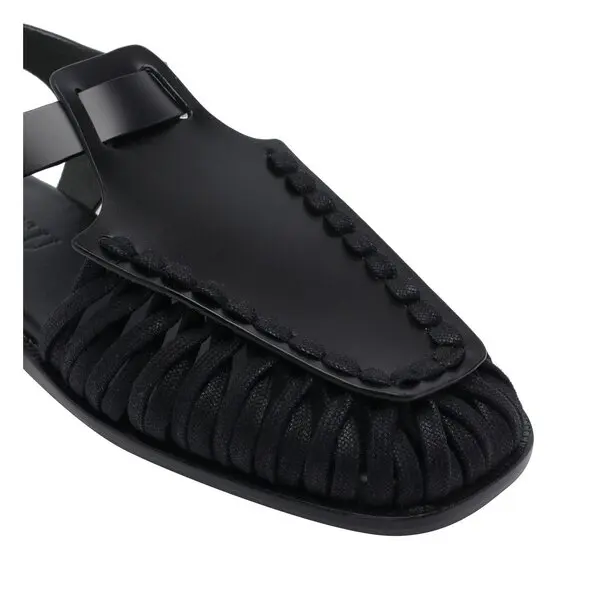 Hereu Alaro Leather Sandals - Black