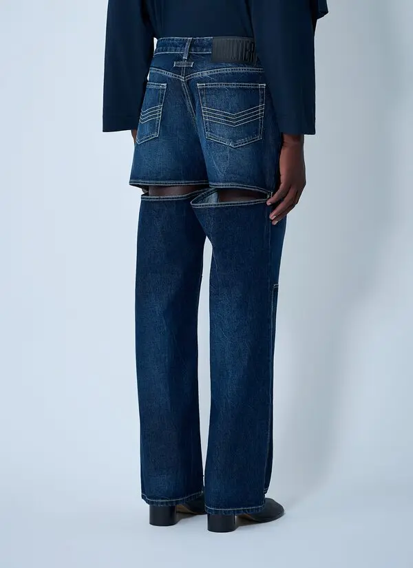 JEAN PAUL GAULTIER Cut-out Denim Jeans