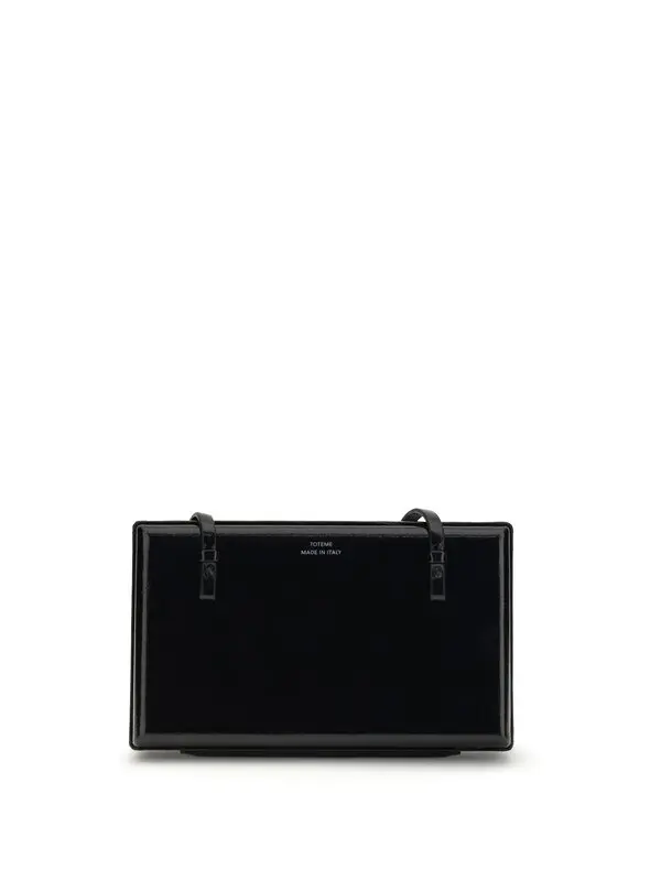 TOTEME Naplack Cocktail Shoulder Bag - Black
