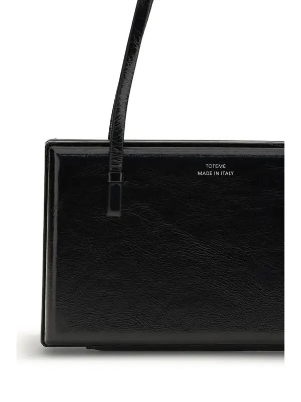TOTEME Naplack Cocktail Shoulder Bag - Black